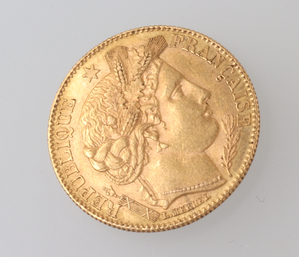 A gold 10 franc coin 1899 | 23rd March 2023 | Denhams