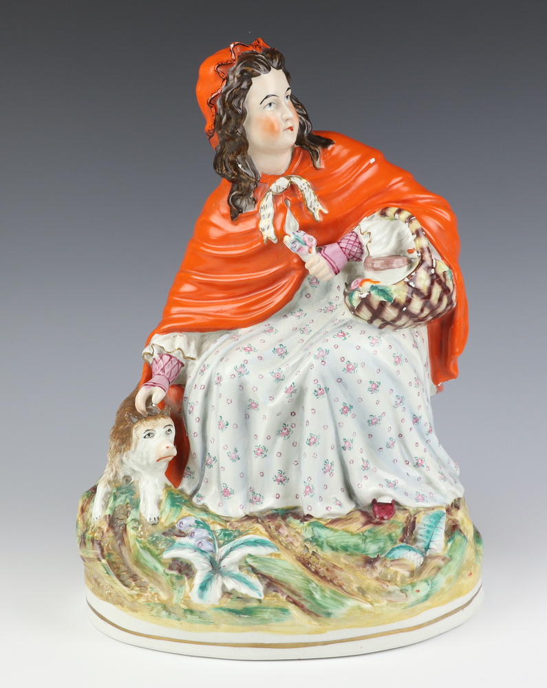 A Victorian Staffordshire figure of Little Red Riding | 23rd March 2023 ...