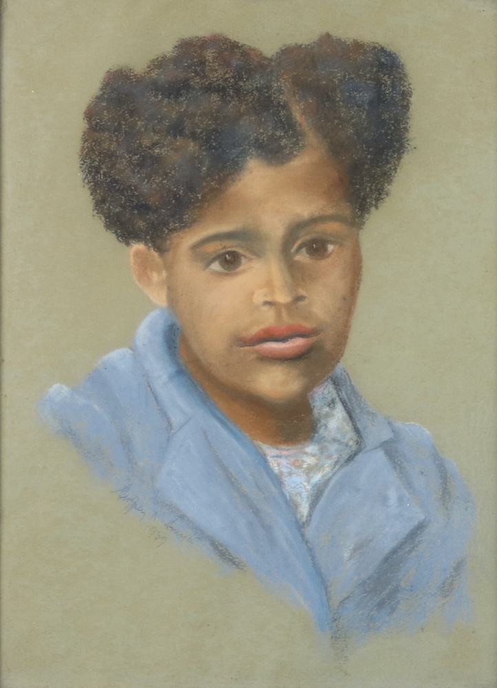 Geoffrey N Smith 1939, chalk study of a young | 23rd March 2023 | Denhams