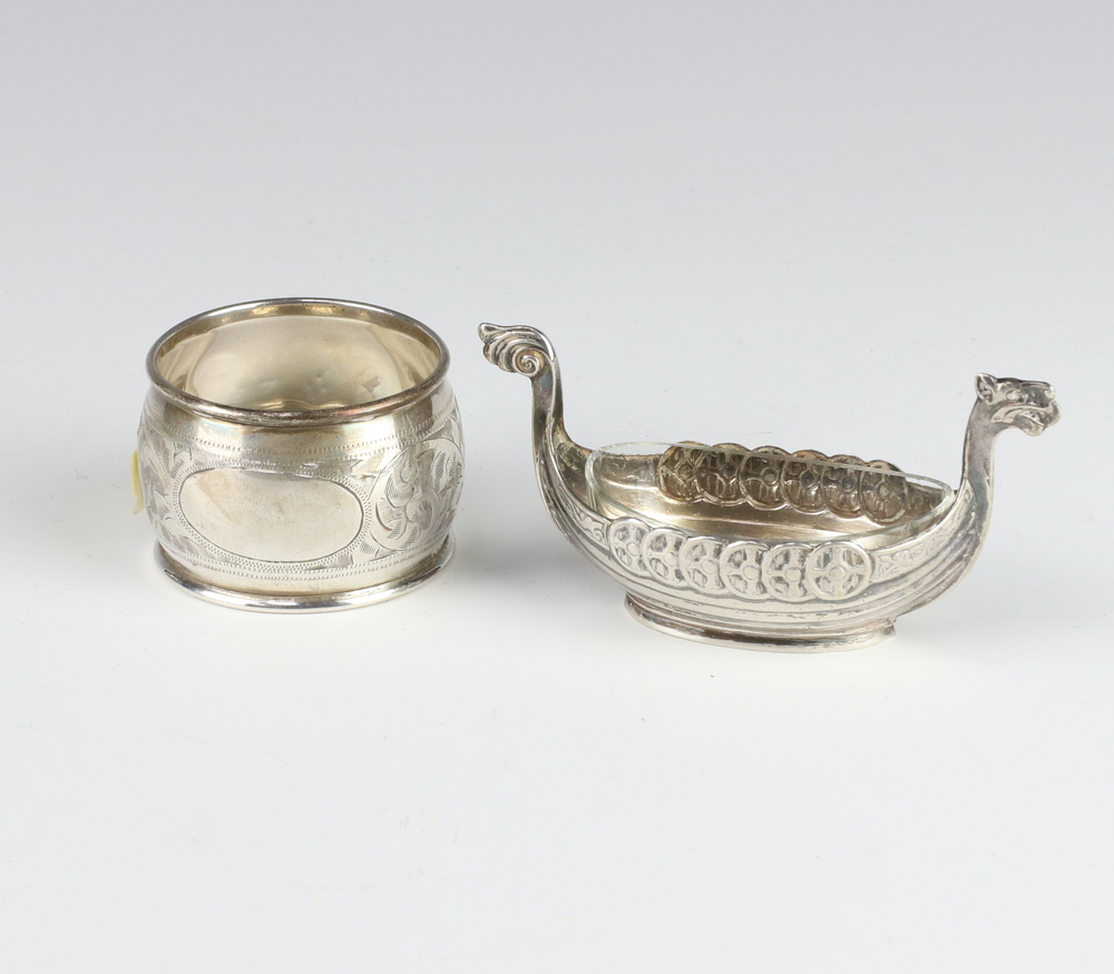 A Norwegian silver salt in the shape of a longboat | 20th April 2023 ...