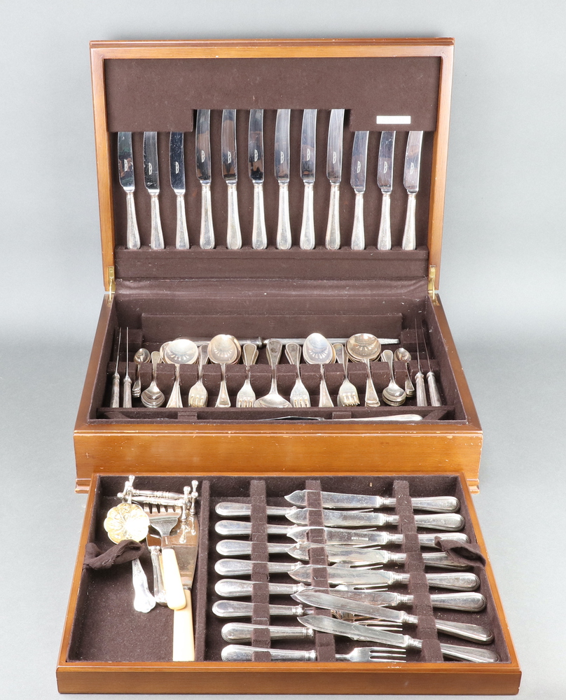 A canteen of silver plated bead pattern cutlery for 6, | 20th April ...