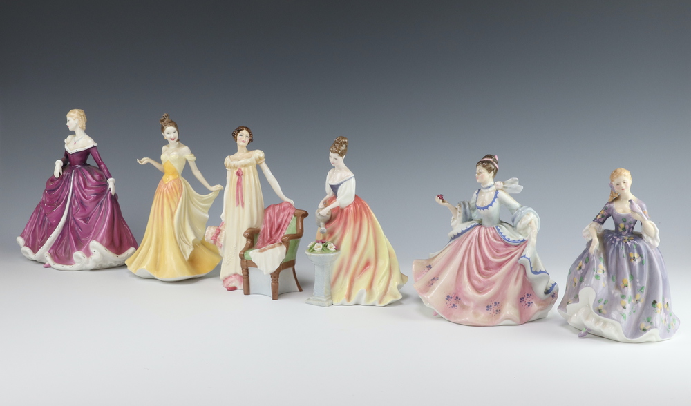 Six Royal Doulton figures - Belle HN4235 20cm, Rebecca | 15th June 2023 ...