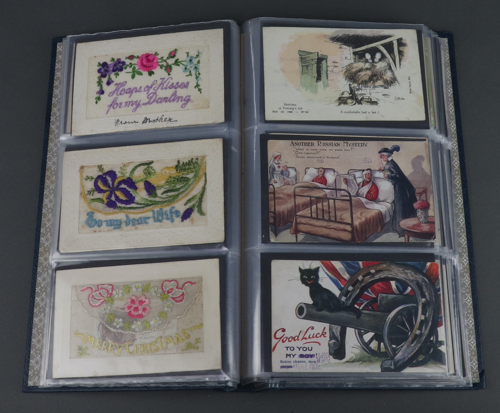 33 First World War embroidered postcards and other WWI | 15th June 2023 | Denhams