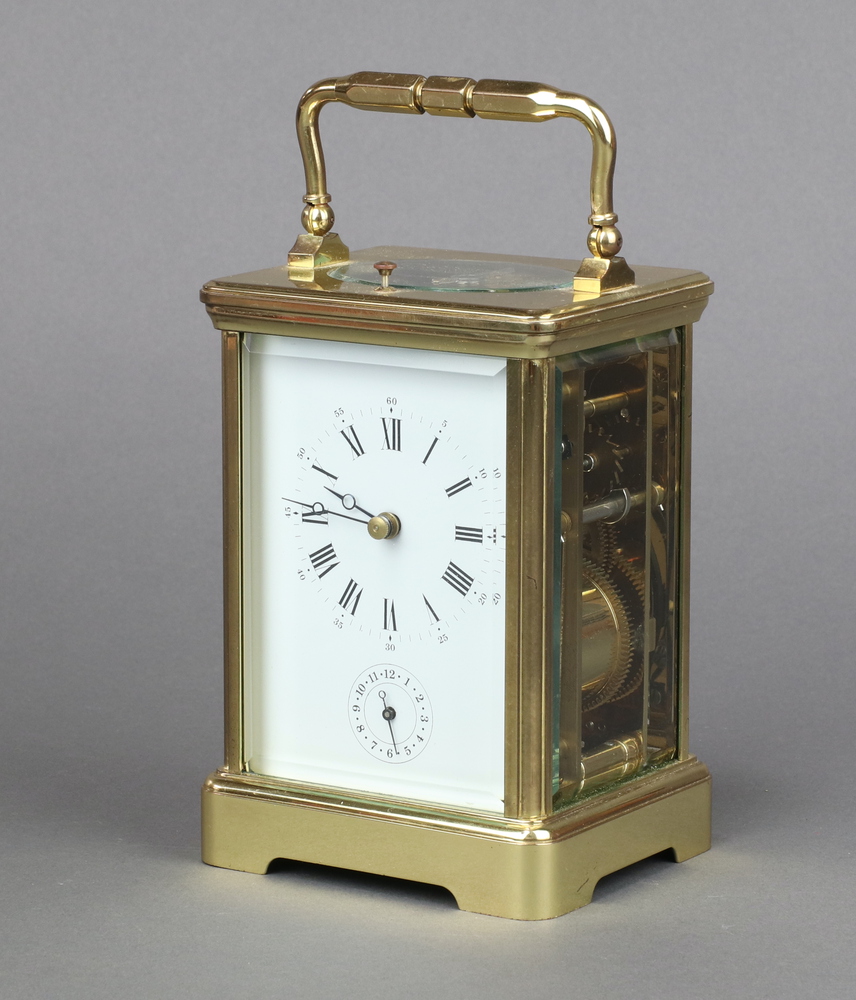 A 20th Century carriage, striking on gong alarm clock, | 13th July 2023 ...