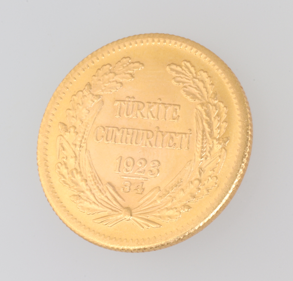 A Turkish 100 Piastres Kurush 1923 7.2 grams | 10th August 2023 | Denhams