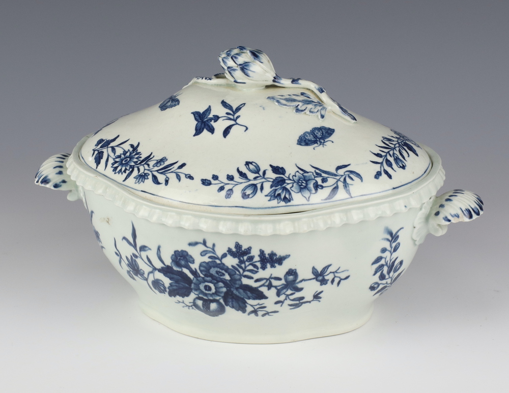A first period Worcester blue and white tureen and | 10th August 2023 ...