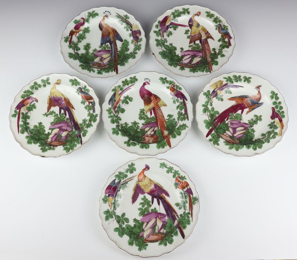 Six Chelsea plates circa 1758-70 decorated exotic | 10th August 2023 ...