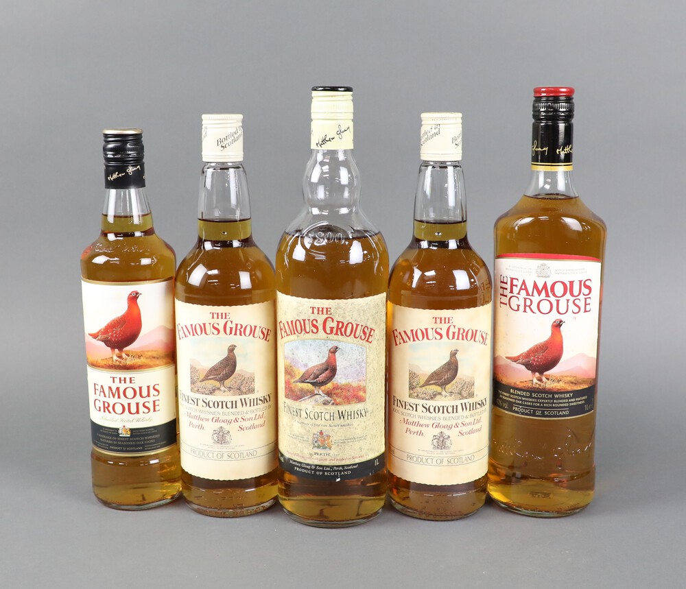 Two 1 litre bottles of The Famous Grouse Finest Scotch | 6th September ...