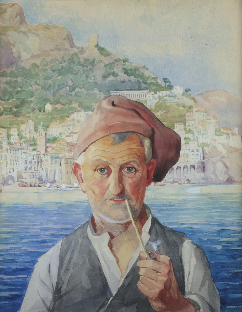 G Barbaro Amalei, watercolour drawing, head and | 6th September 2023 ...