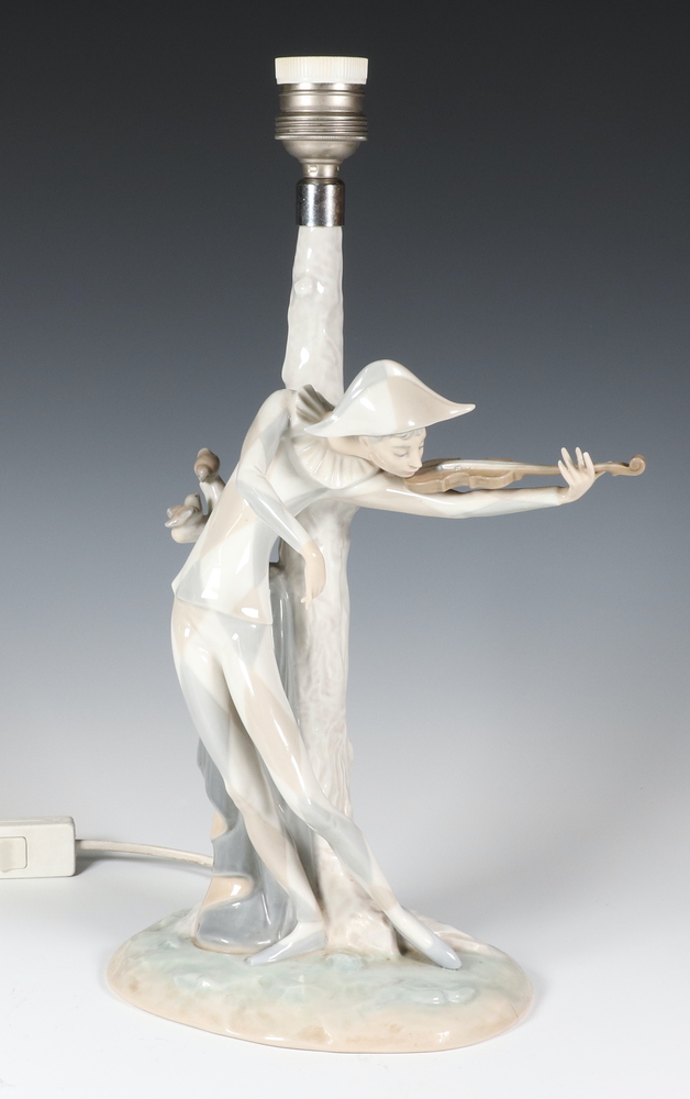 A Lladro table lamp in the form of a standing violin | 1st November ...