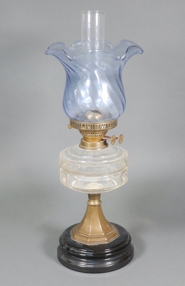 A Victorian clear moulded glass oil lamp reservoir | 1st November 2023 ...