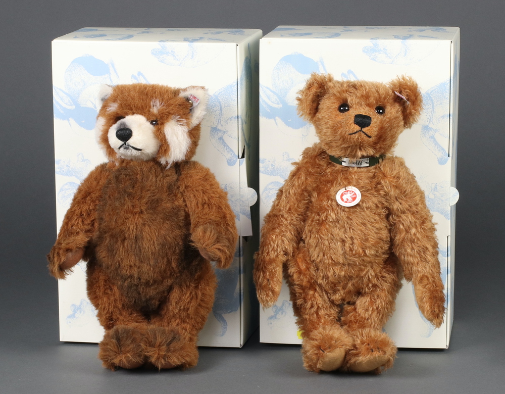 A Steiff limited edition of 2000 Red Panda Ted 36cm in | 1st November ...