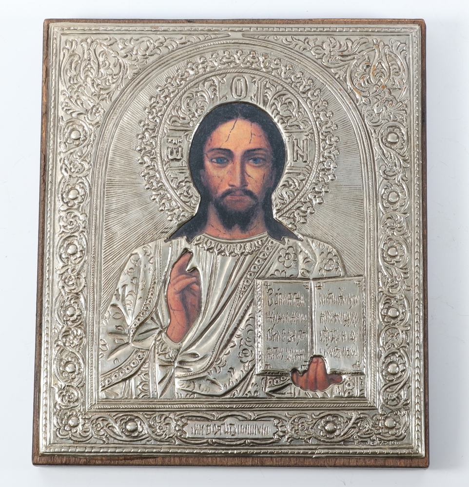 A 20th Century icon showing a print of Christ in a | 1st November 2023 ...