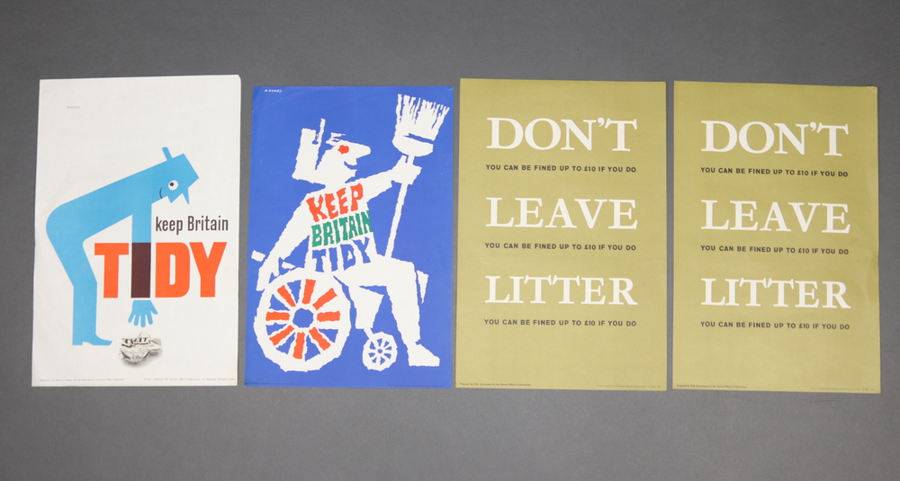 Tom Eckersley (1914-1997), poster, "Keep Britain Tidy" | 29th November ...