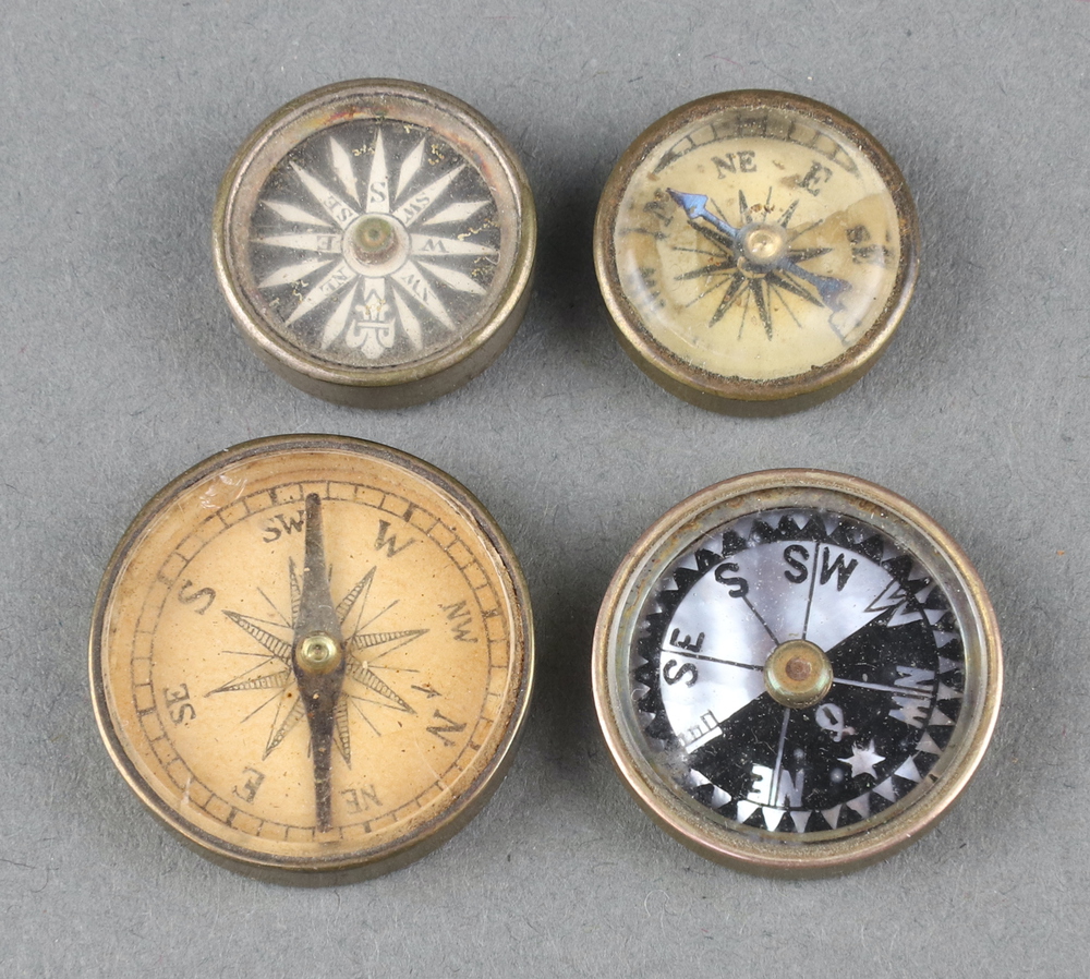 Four miniature compasses | 25th January 2024 | Denhams
