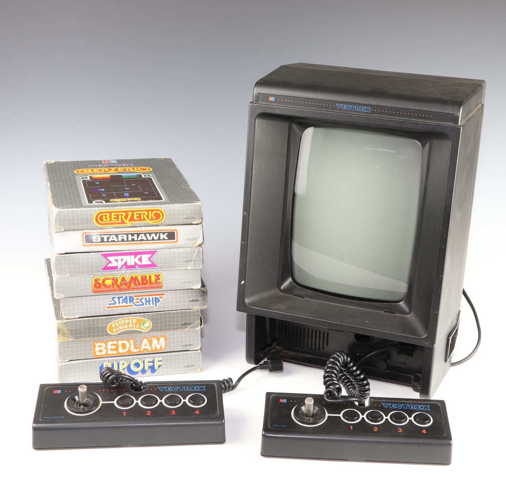 Vectrex, a home video games console circa 1983, with | 25th January ...