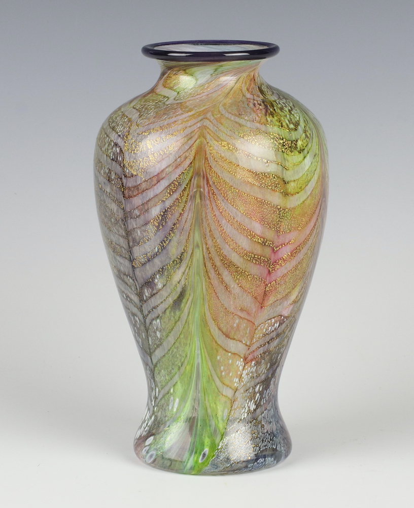 A Jonathan Harris Studio Glass oviform vase decorated | 25th January ...