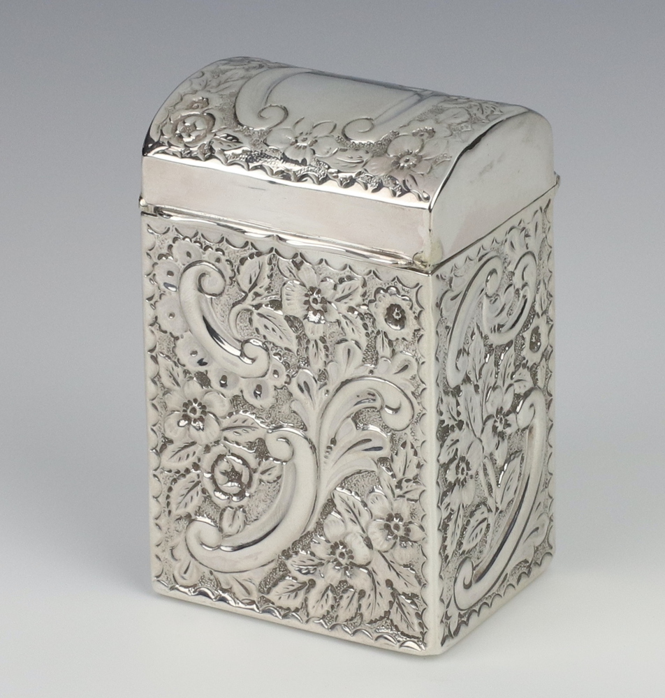 A Victorian repousse silver dome topped card case | 21st March 2024 ...
