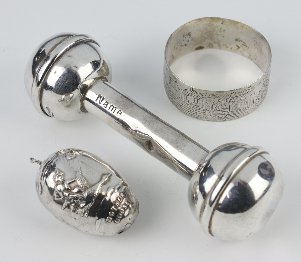 A Victorian style silver babies rattle Birmingham | 21st March 2024 ...