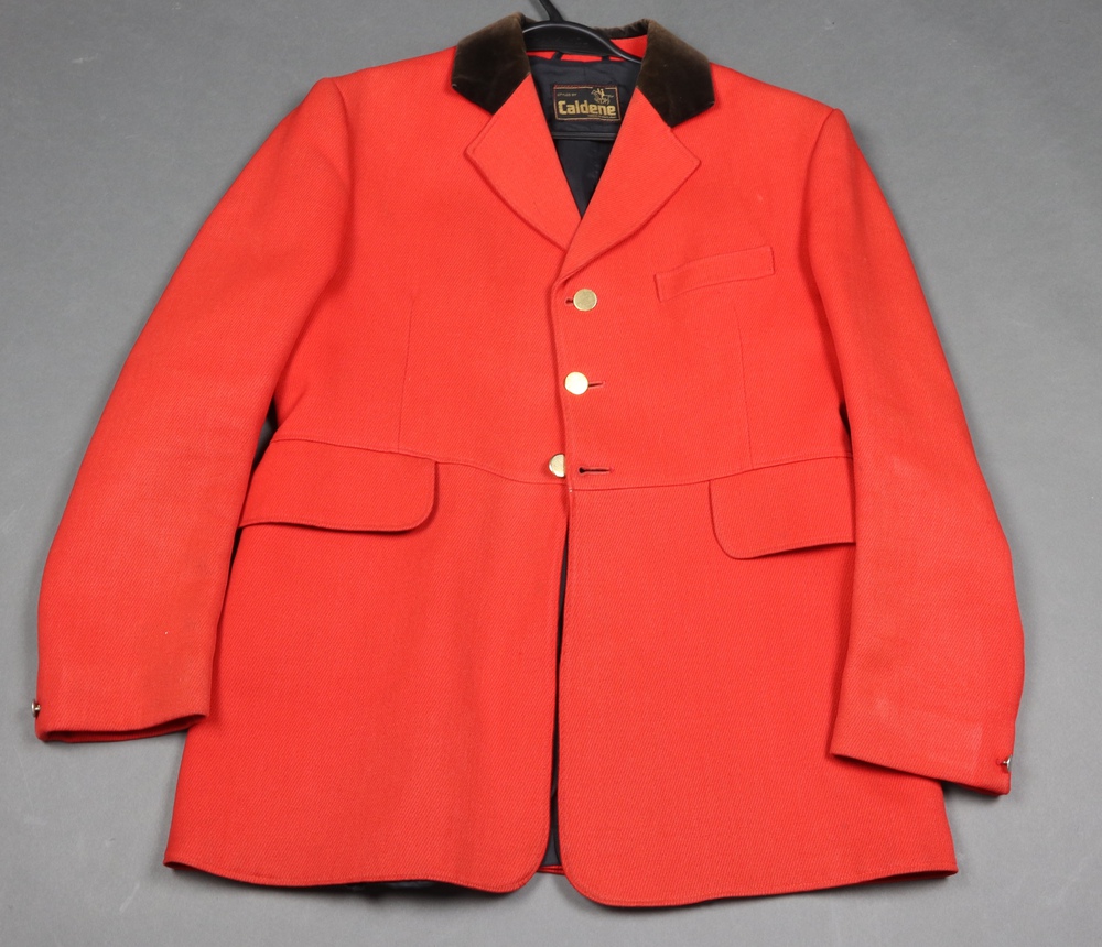 Caldene, a red hunt coat with brown facings and plain | 21st March 2024 ...