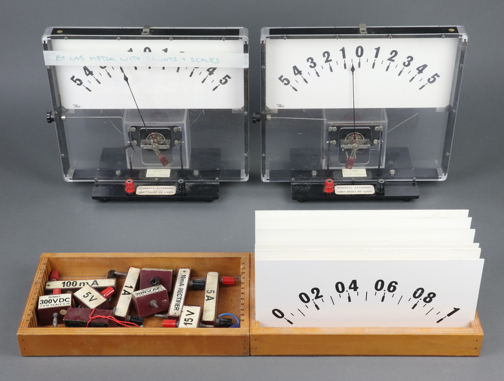Two 1960's X laboratory meters with shunt and scales, | 21st March 2024 ...