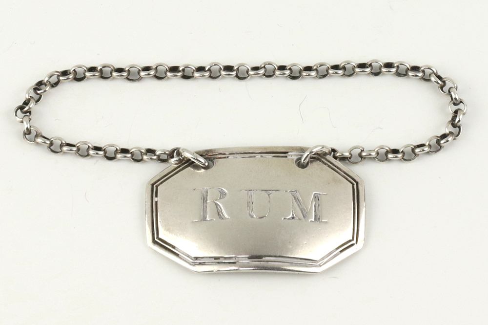 A George III silver rum label Edinburgh 1818, maker | 17th April 2024 ...