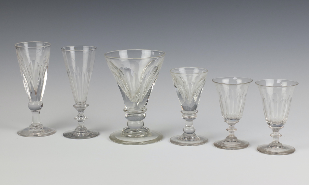 An 18th/19th Century glass rummer, 2 glass champagne | 17th April 2024 ...