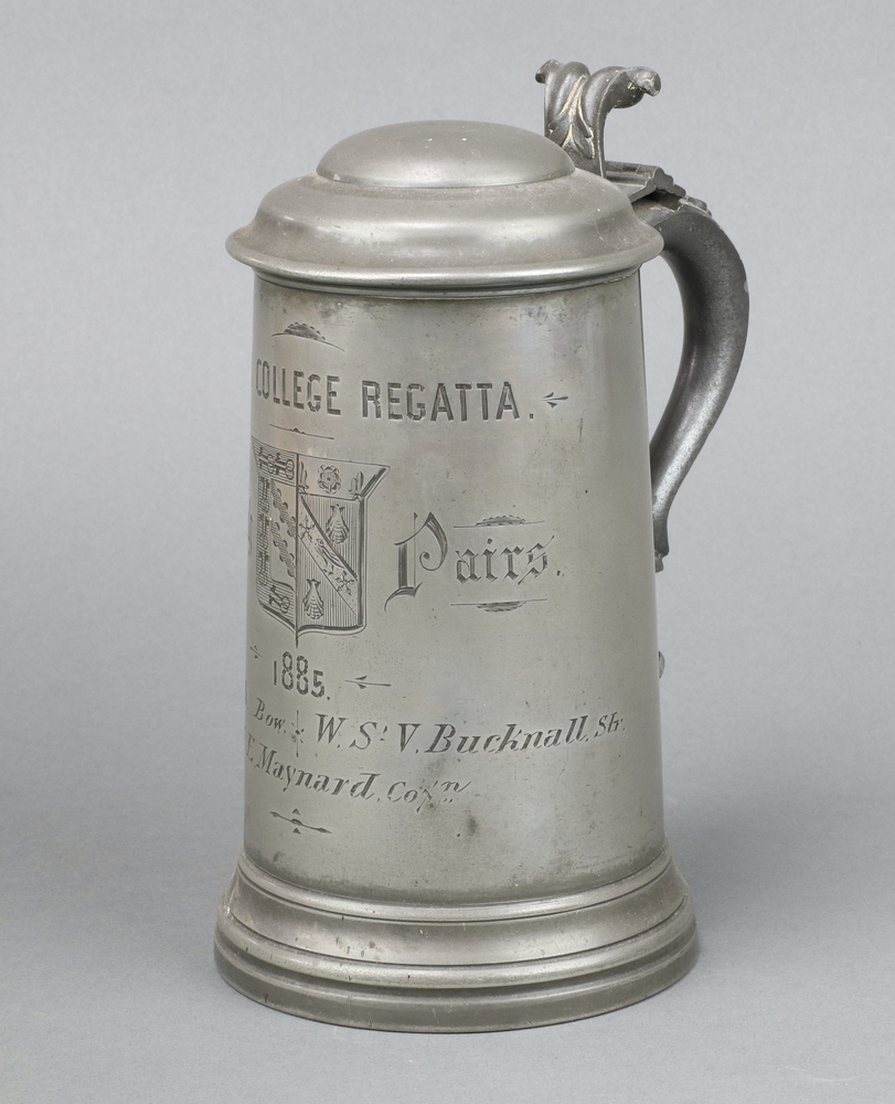 A Victorian Exeter College Regatta pewter lidded | 17th April 2024 ...