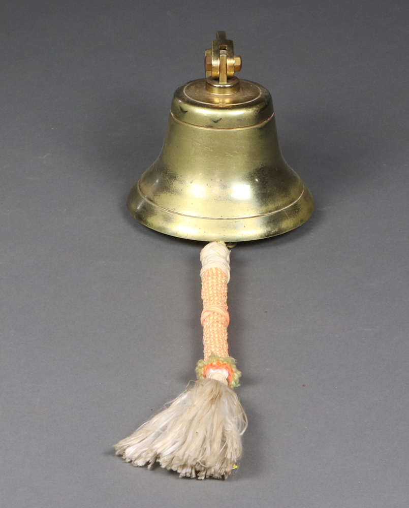A reproduction brass ships hanging bell 14cm h x 20cm | 17th April 2024 ...