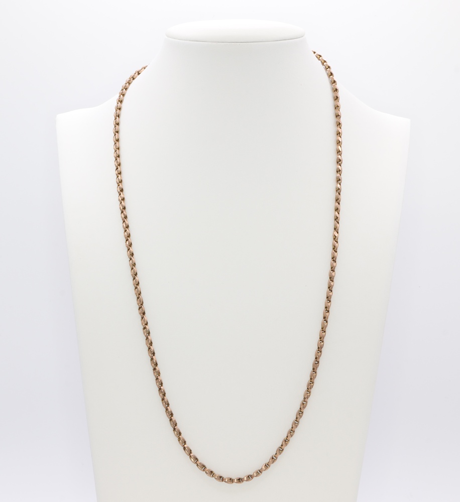 A yellow metal, stamped 9ct, box link chain 53cm, | 15th May 2024 | Denhams