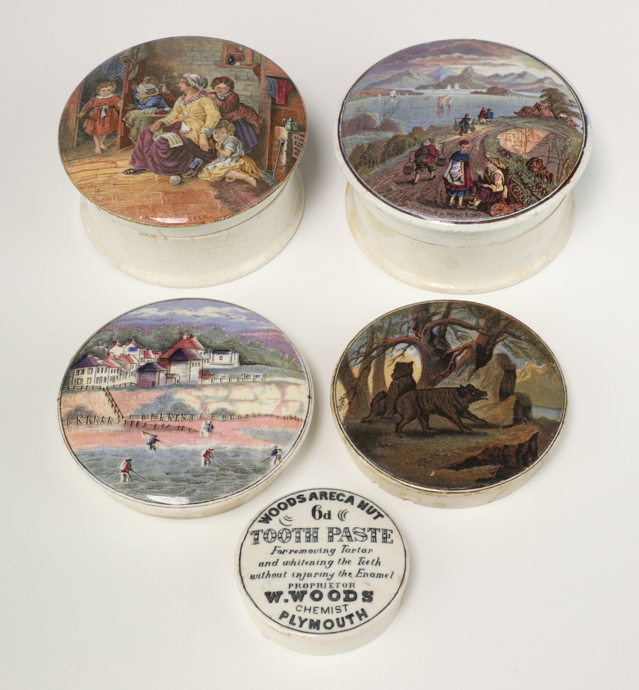 A Wood Areca nut toothpaste pot lid 6cm and 4 other | 15th May 2024 ...