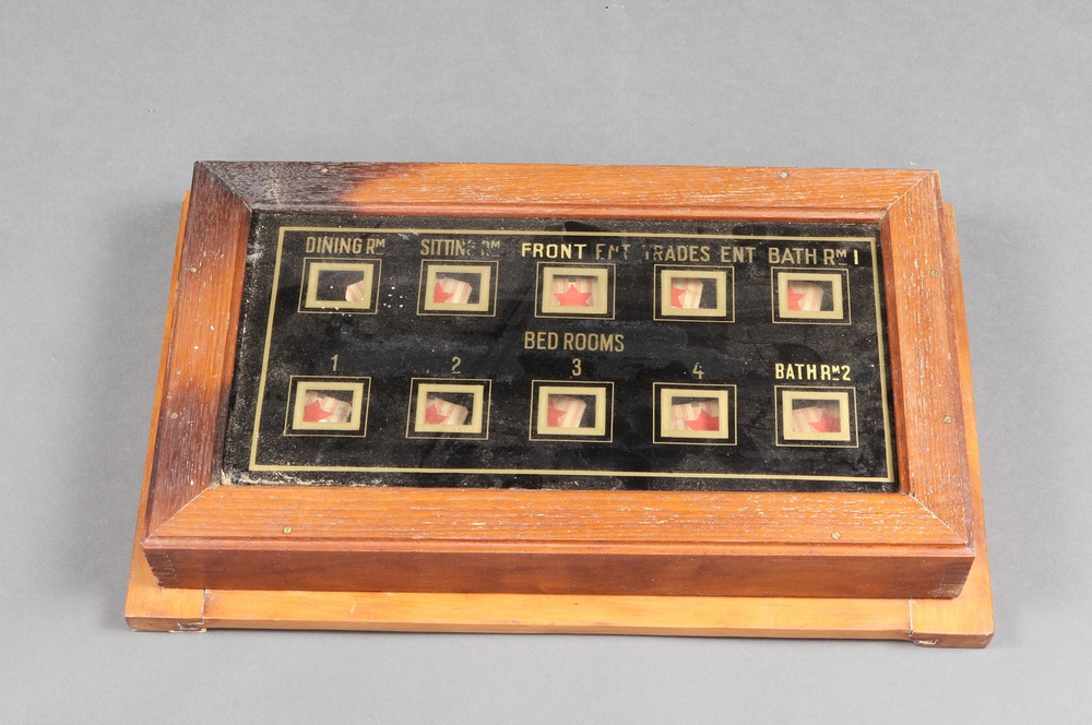 A 1930's ten aperture servants bell indicator board - | 15th May 2024 ...