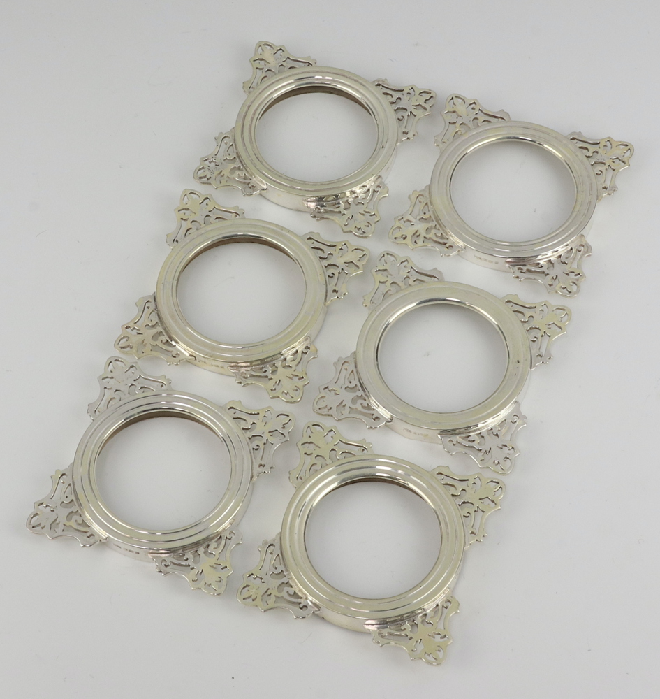 Six circular silver photograph frame mounts Birmingham | 15th May 2024 ...