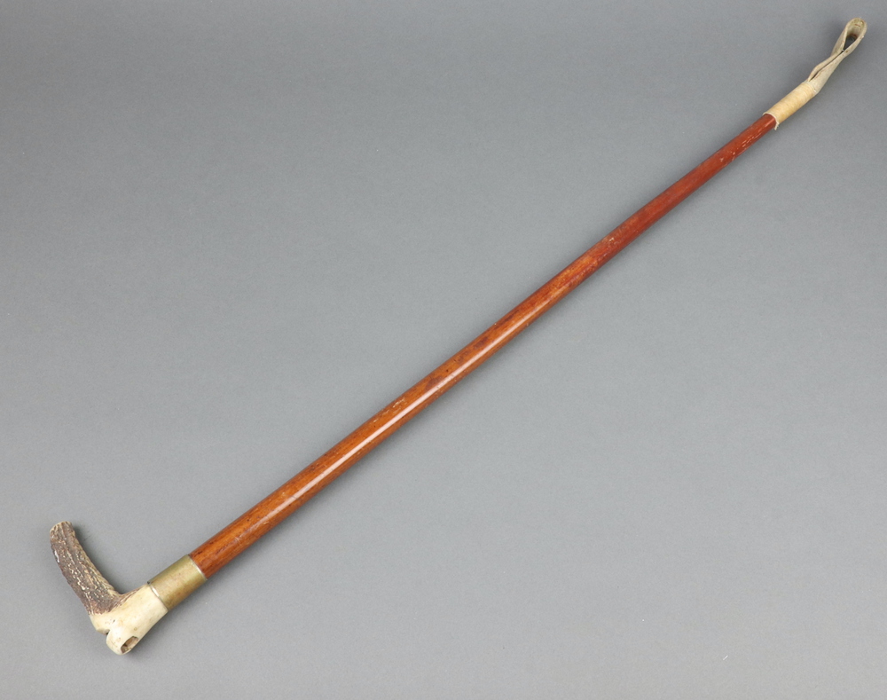 A 19th Century hunting crop with stag horn handle | 12th June 2024 ...
