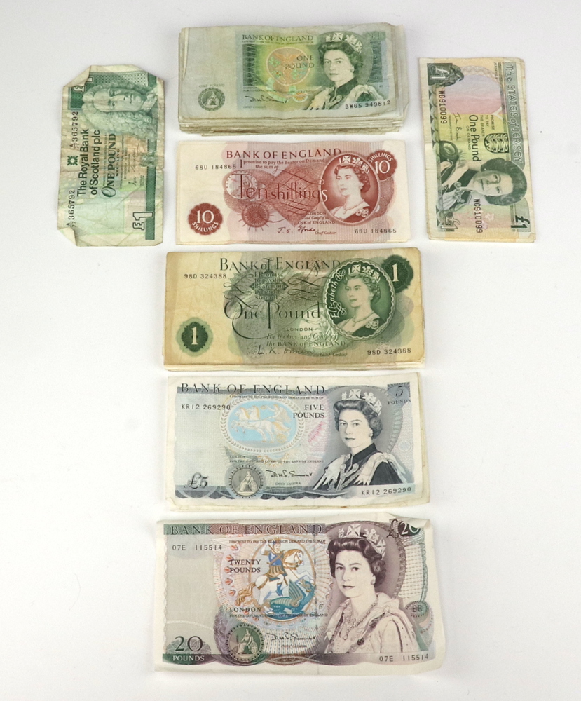 Thirty four Bank of England one pound notes, Chief | 10th July 2024 ...