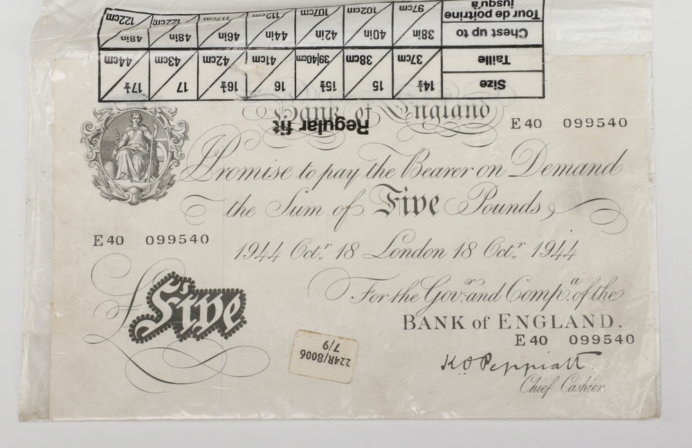 A Bank of England five pound bank note 18th October | 10th July 2024 ...