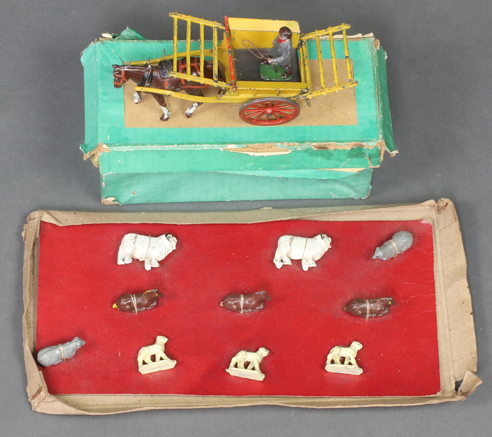 A collection of Timpo farmyard animals together with a | 10th July 2024 ...