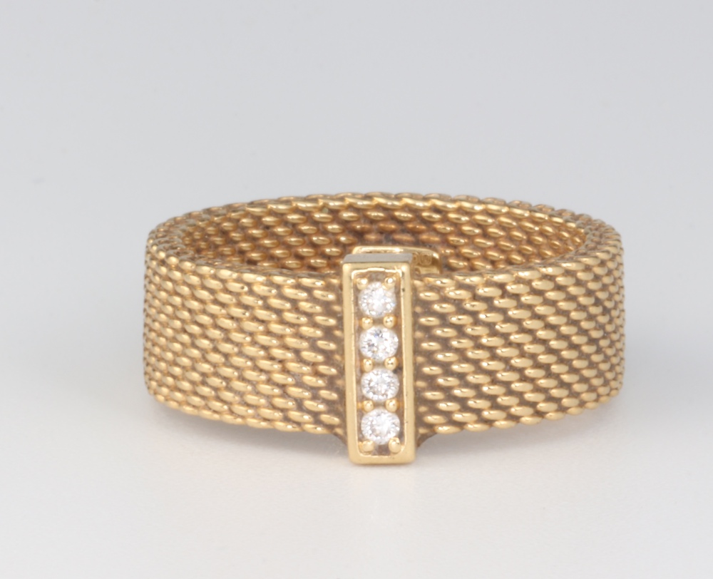 An 18ct yellow gold Tiffany multi rope twist ring set | 10th July 2024 ...