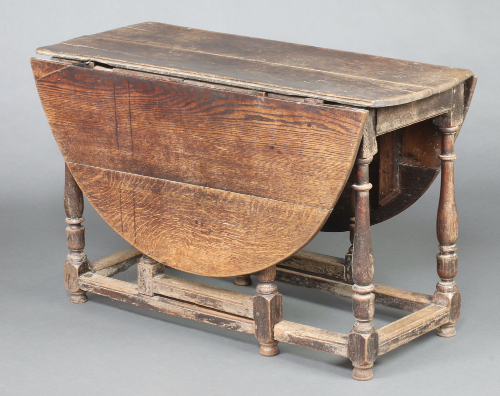 An 18th Century oval drop flap gateleg dining table, | 7th August 2024 ...
