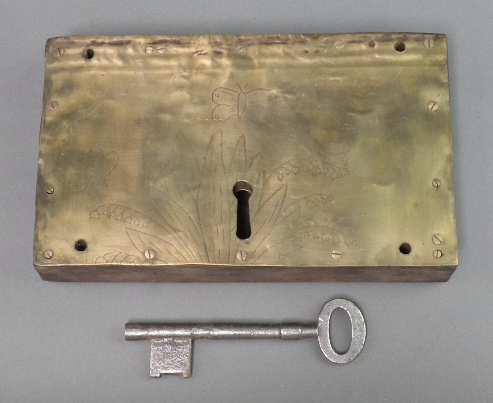 An 18th Century iron and engraved brass lock marked | 7th August 2024 ...