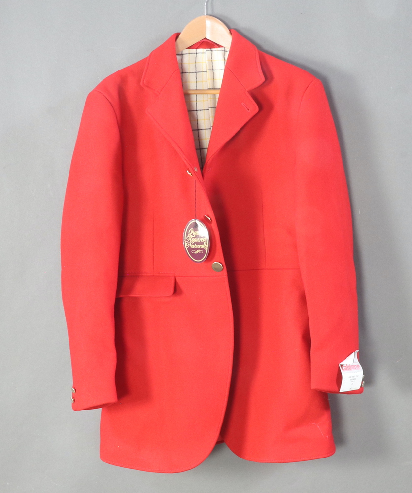 Caldene, a gentleman's scarlet red hunt coat, size 40, | 7th August ...