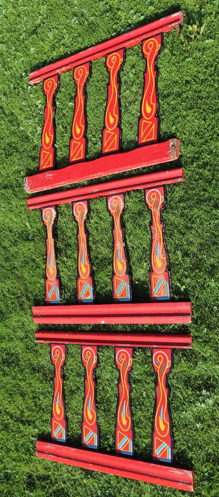 Three sections of 19/20th Century painted fairground | 7th August 2024 ...