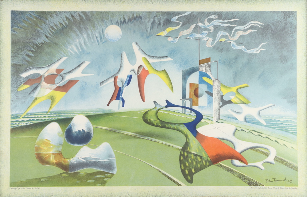 John Tunnard (British, 1900-1971), coloured print, | 7th August 2024 | Denhams