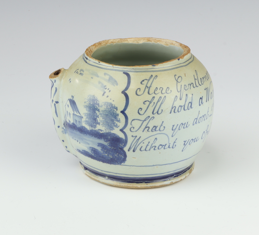 An early 19th Century Delft pot decorated with | 5th September 2024 ...