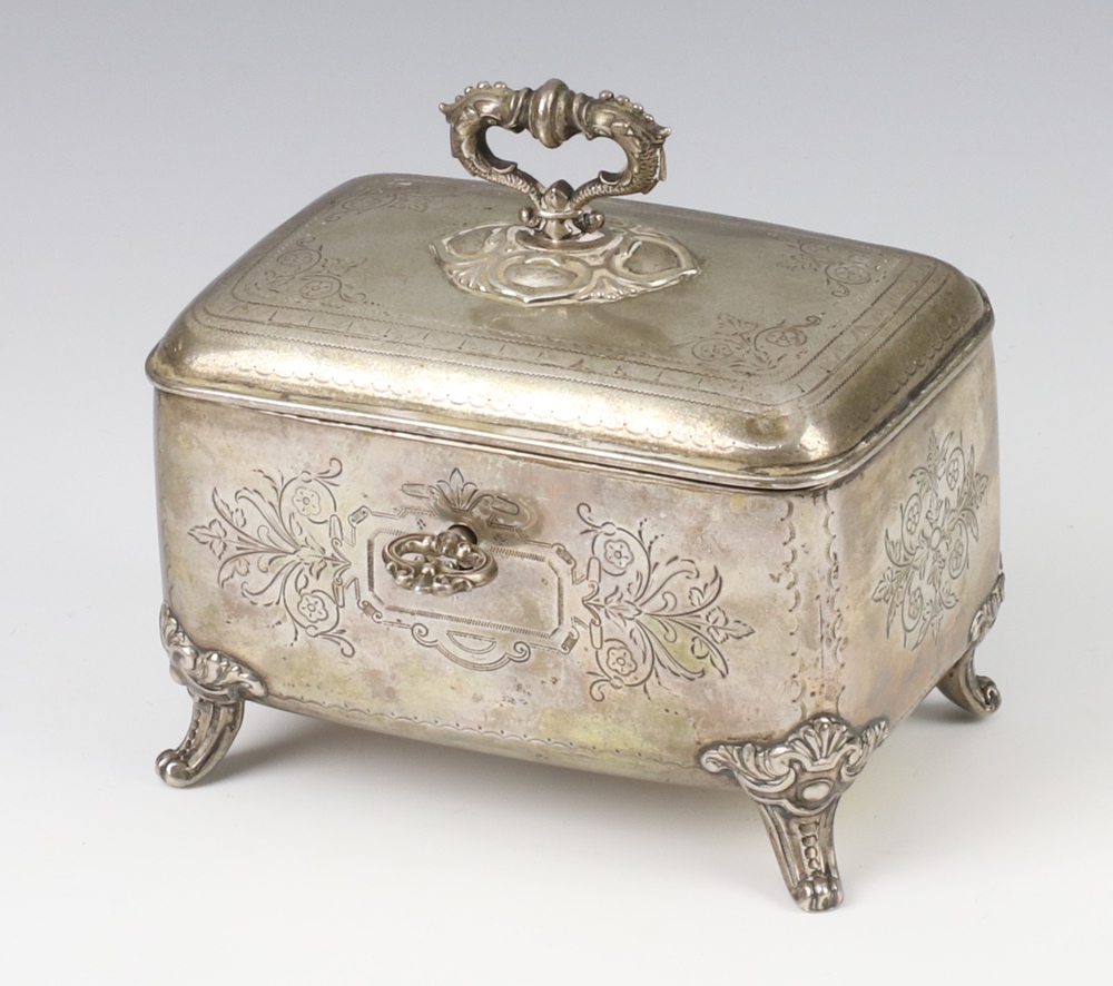 An 800 standard presentation casket with scroll handle | 30th October ...