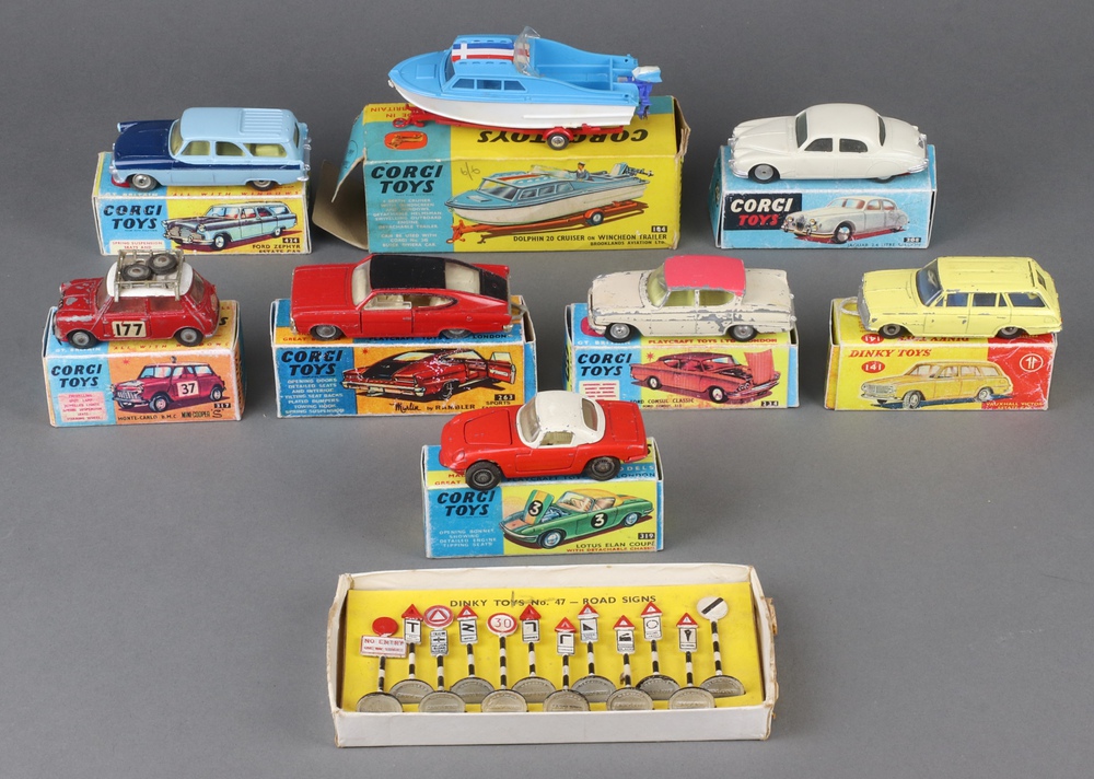Corgi Toys, a collection of cars in reproduction boxes | 30th October ...
