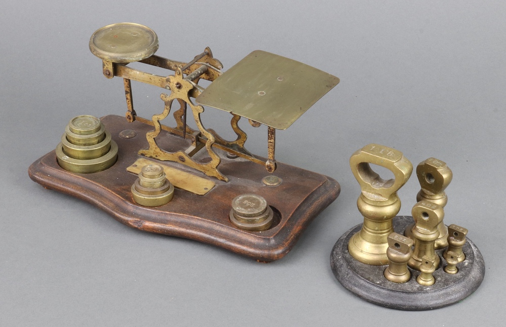 A pair of gilt metal postage scales together with 7 | 27th November ...