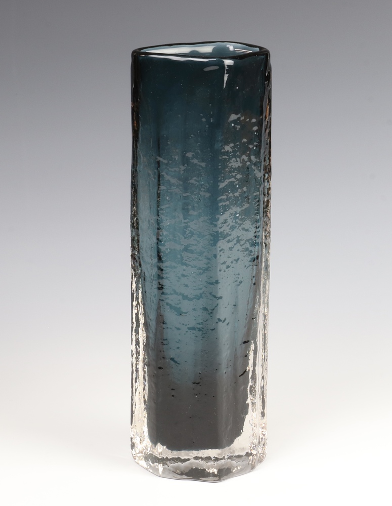 A Whitefriars indigo textured glass free form vase | 27th November 2024 ...