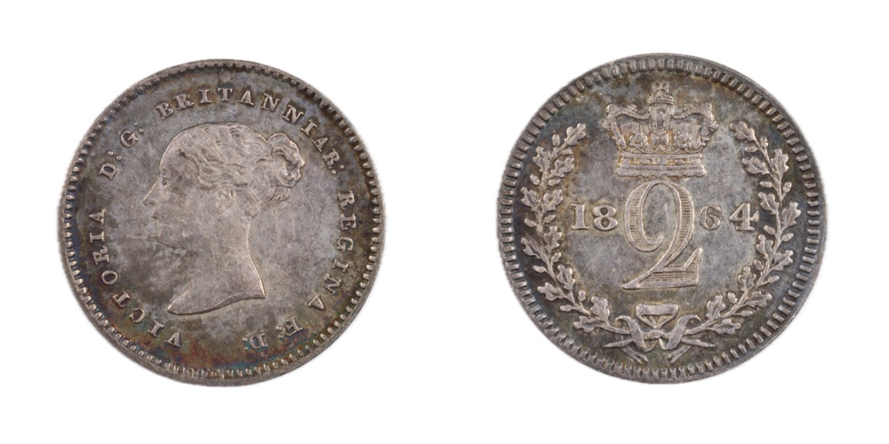 United Kingdom, Victoria, 1864 silver Two Pence | 11th December 2024 ...