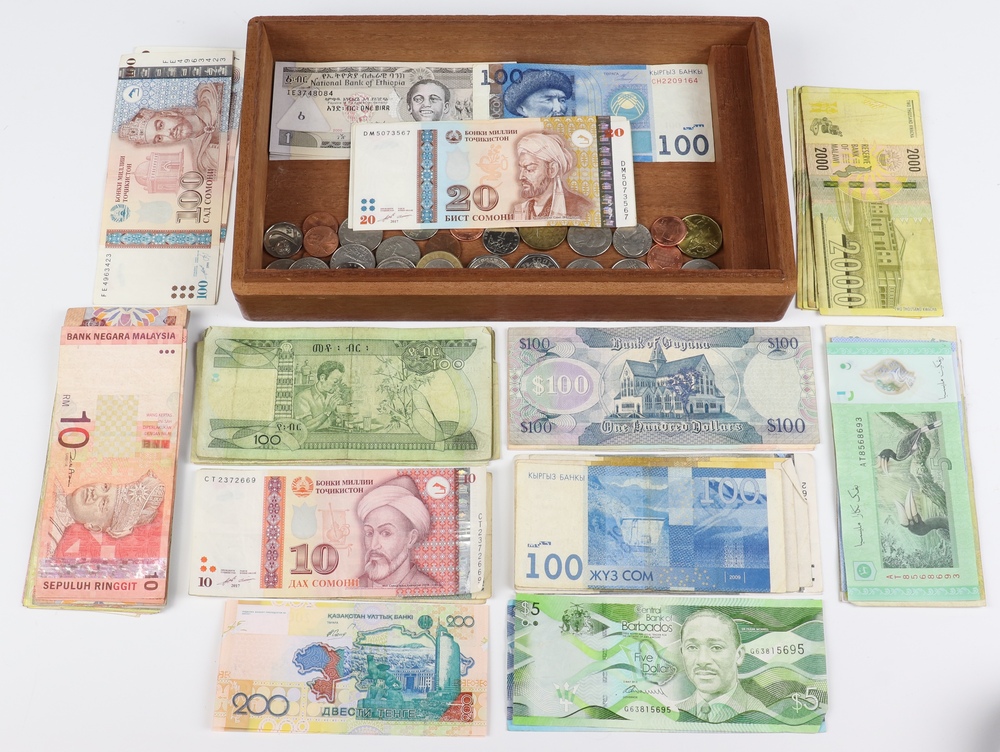 A quantity of used bank notes and minor coins | 15th January 2025 | Denhams